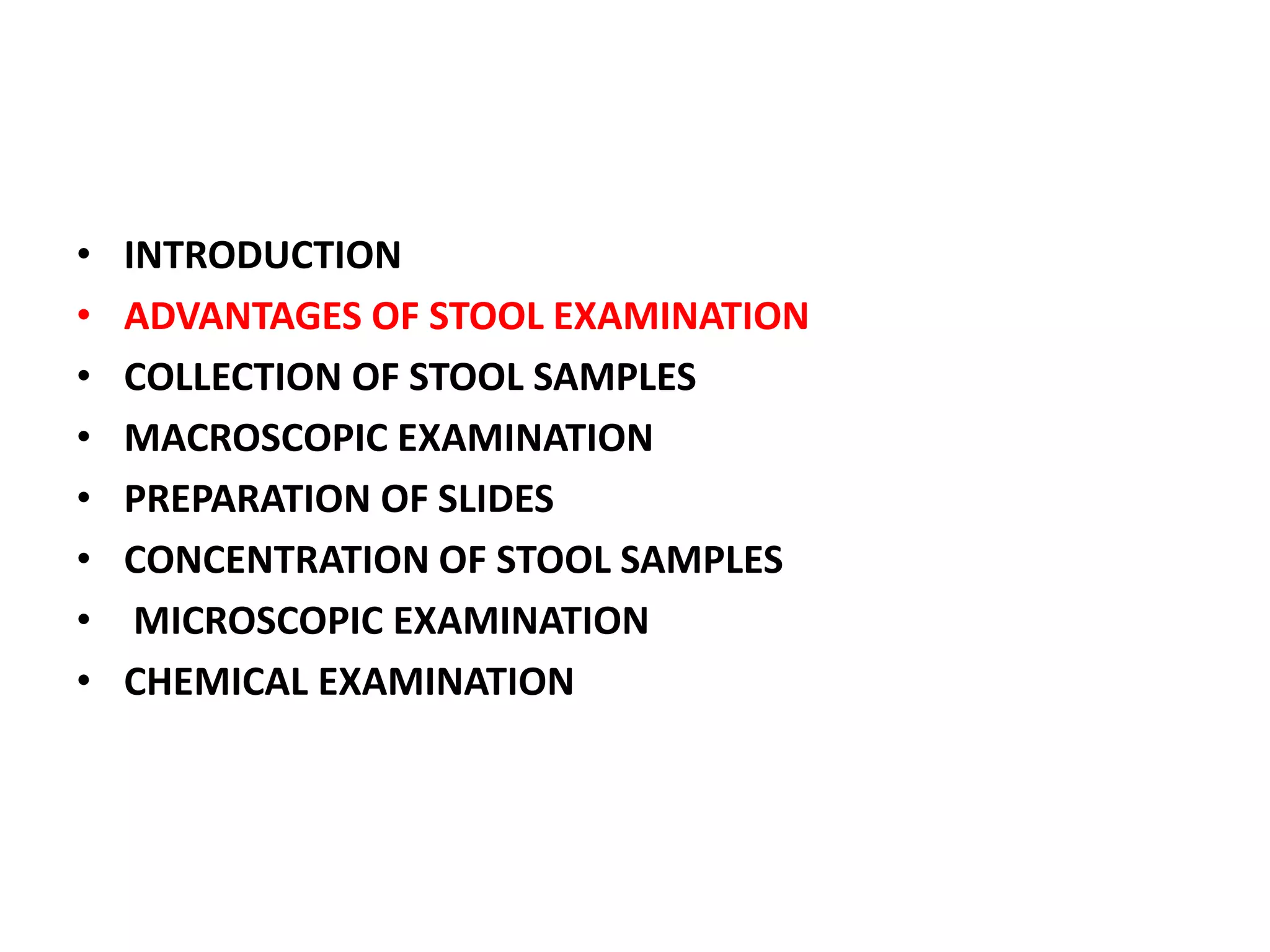 Stool Examination Abridged What A Medical Graduate Should Know | PPTX