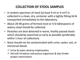 Stool Examination Abridged What A Medical Graduate Should Know | PPT