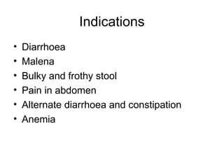 stool examination MSCMEDICAL LAB TECHNOLOGY | PPT
