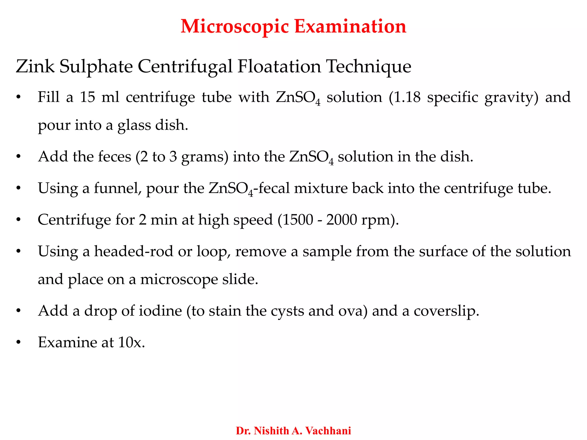 Stool Examinations | PDF