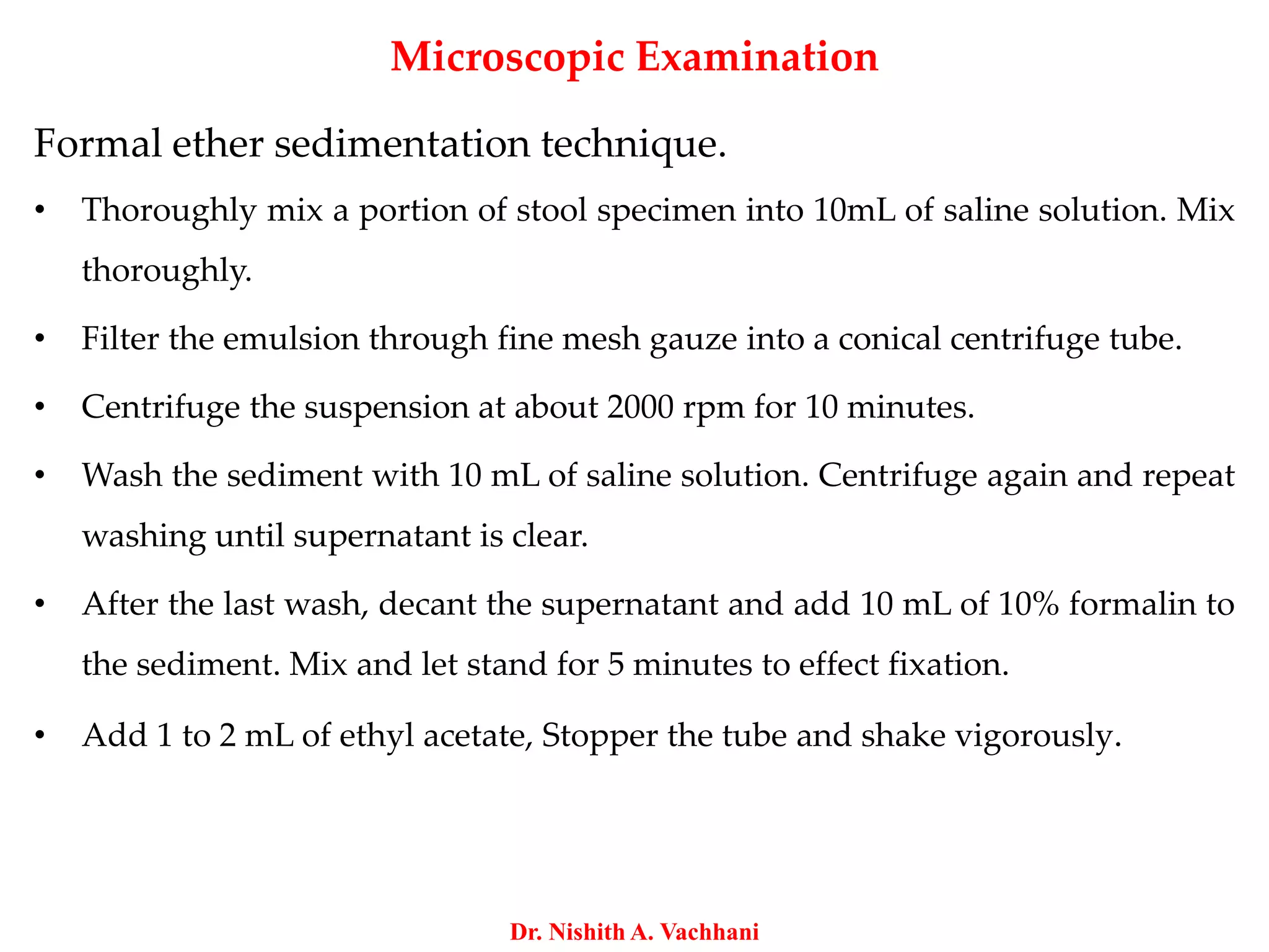 Stool Examinations | PDF