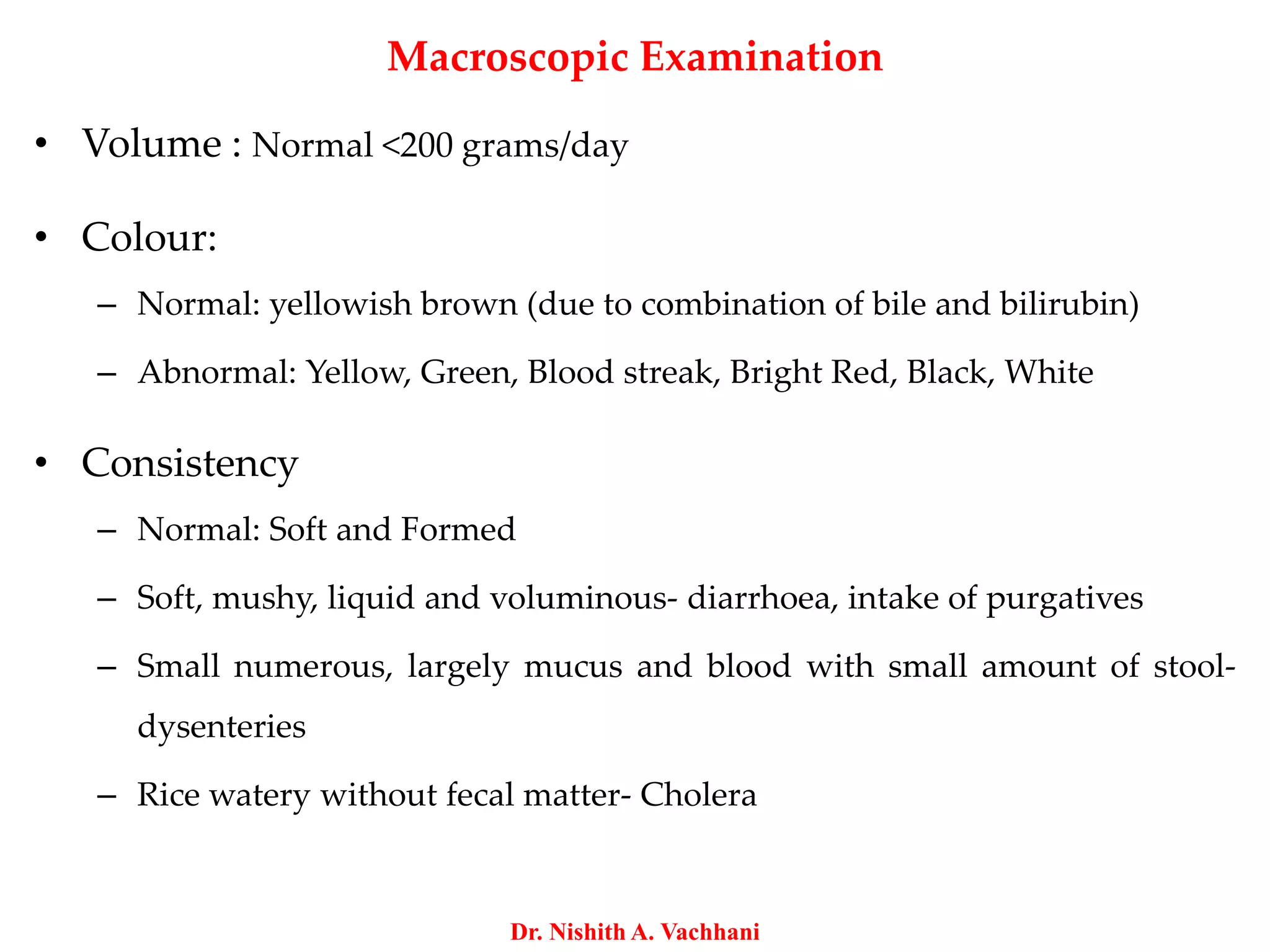 Stool Examinations | PDF