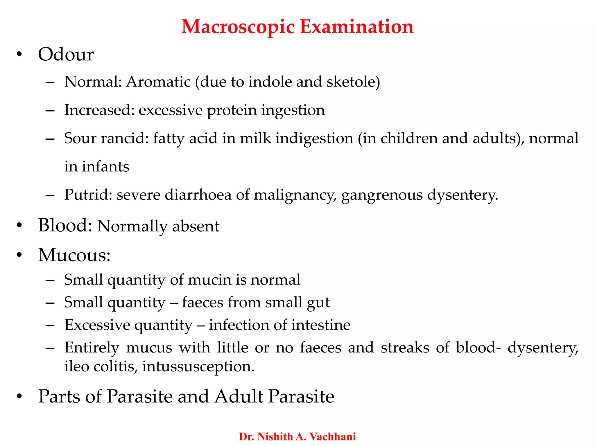 Stool Examinations | PDF