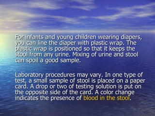 Stool occult blood test | PPT