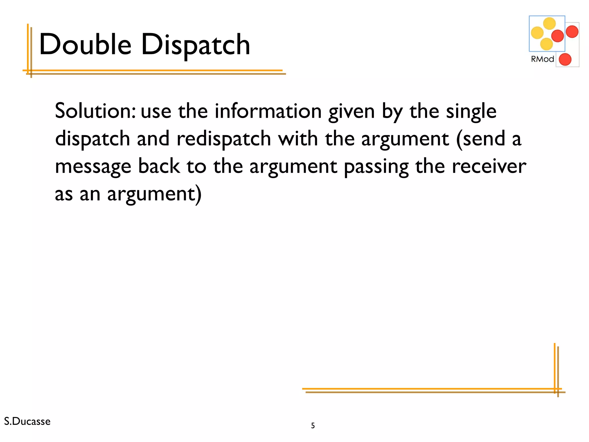 Double Dispatch | PPT