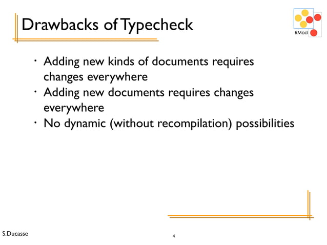 Double Dispatch | PPT | Programming Languages | Computing
