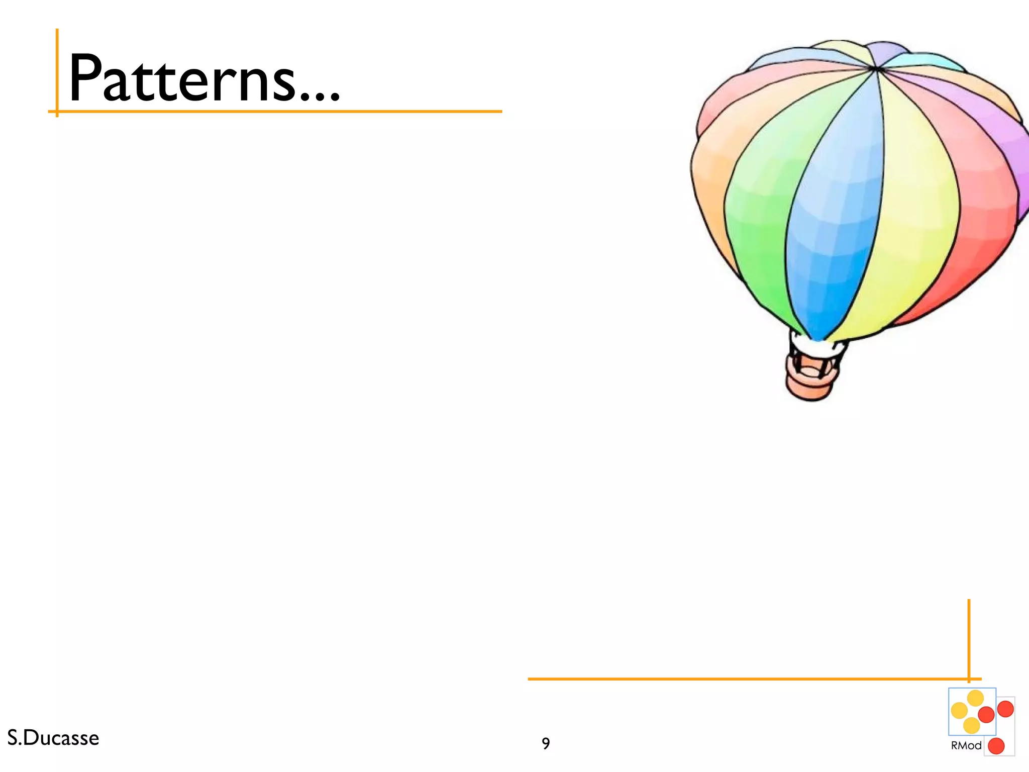 Stoop 430-design patternsintro | PPT | Programming Languages | Computing