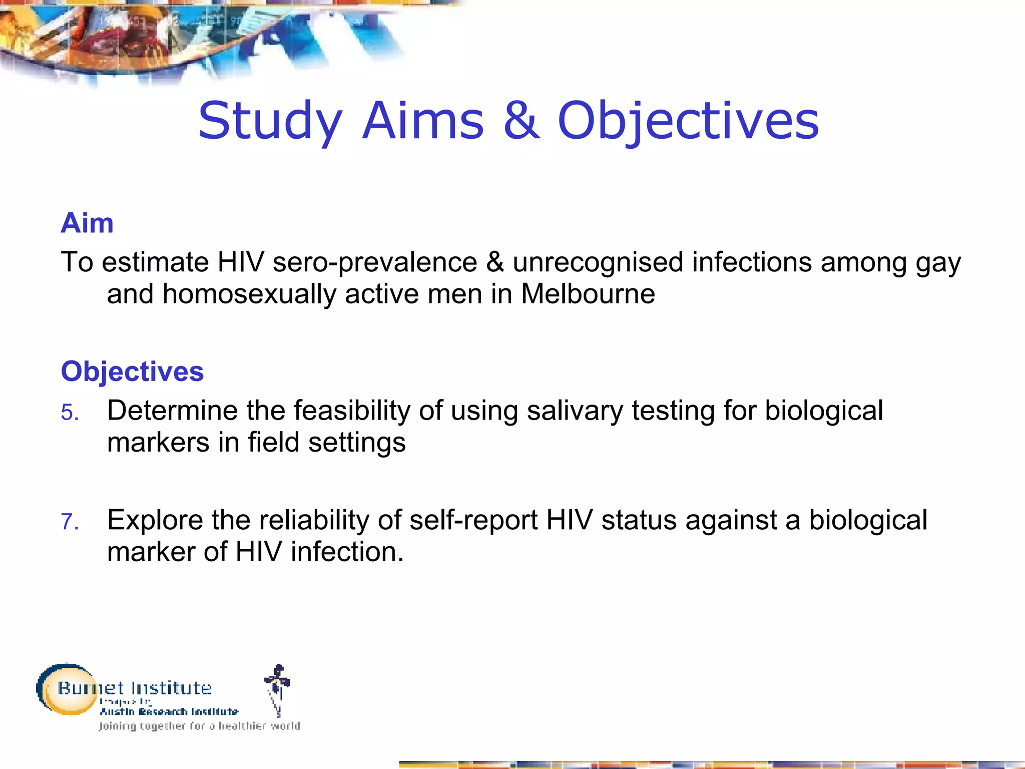 HIV Prevalence Study | PPT