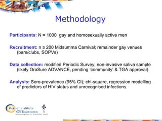 HIV Prevalence Study | PPT