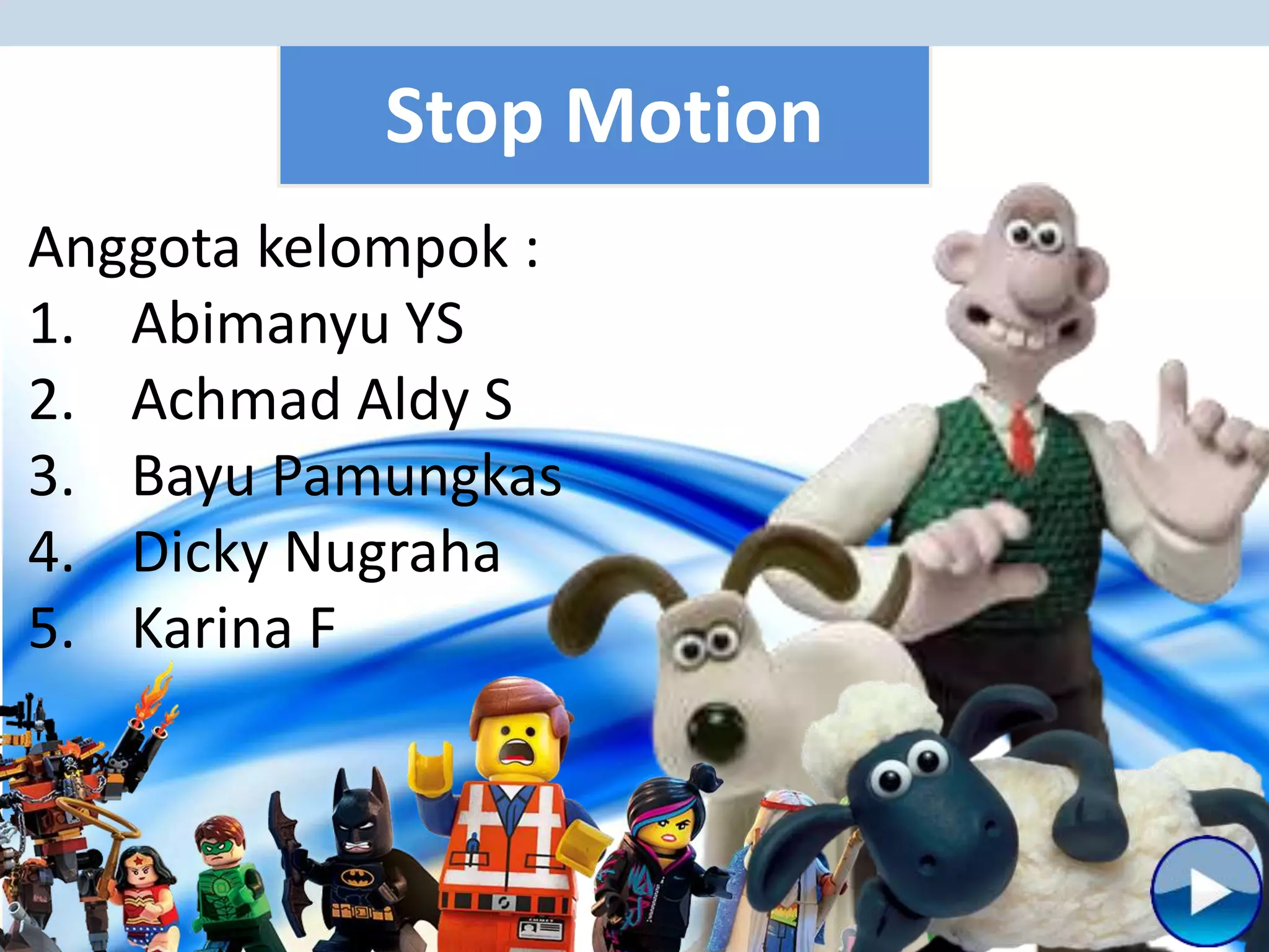 Power point tentang " Animasi Stop Motion " | PPTX