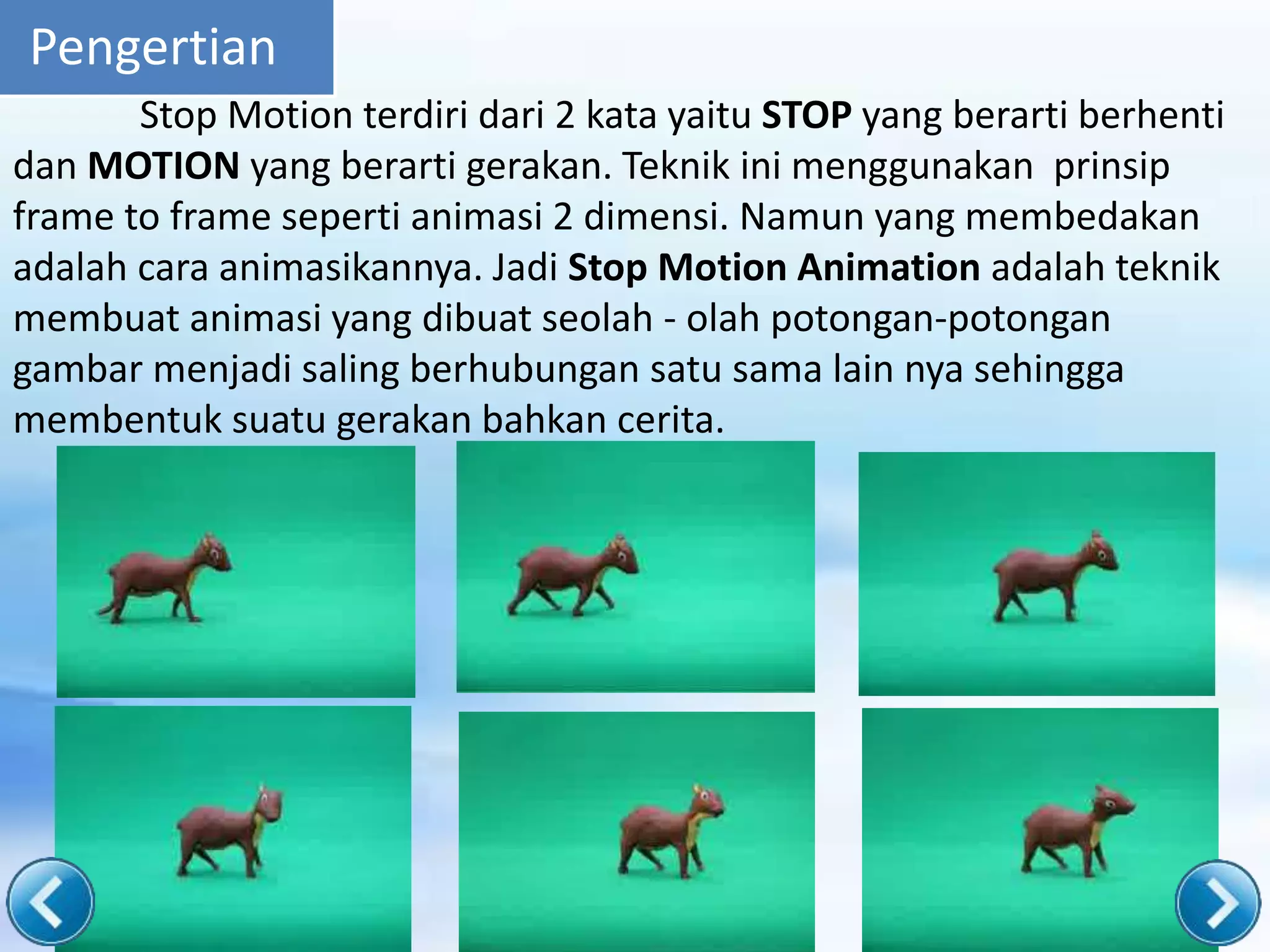Power point tentang " Animasi Stop Motion " | PPTX