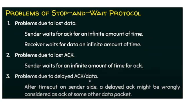 Stop and-wait protocol | PDF