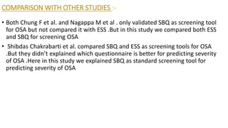 STOP-BANG And Epworth Sleepiness Scale in The Diagnosis.pptx