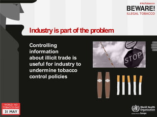 Presentation: Stop illicit trade of tobacco | PDF