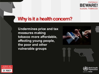 Presentation: Stop illicit trade of tobacco | PDF