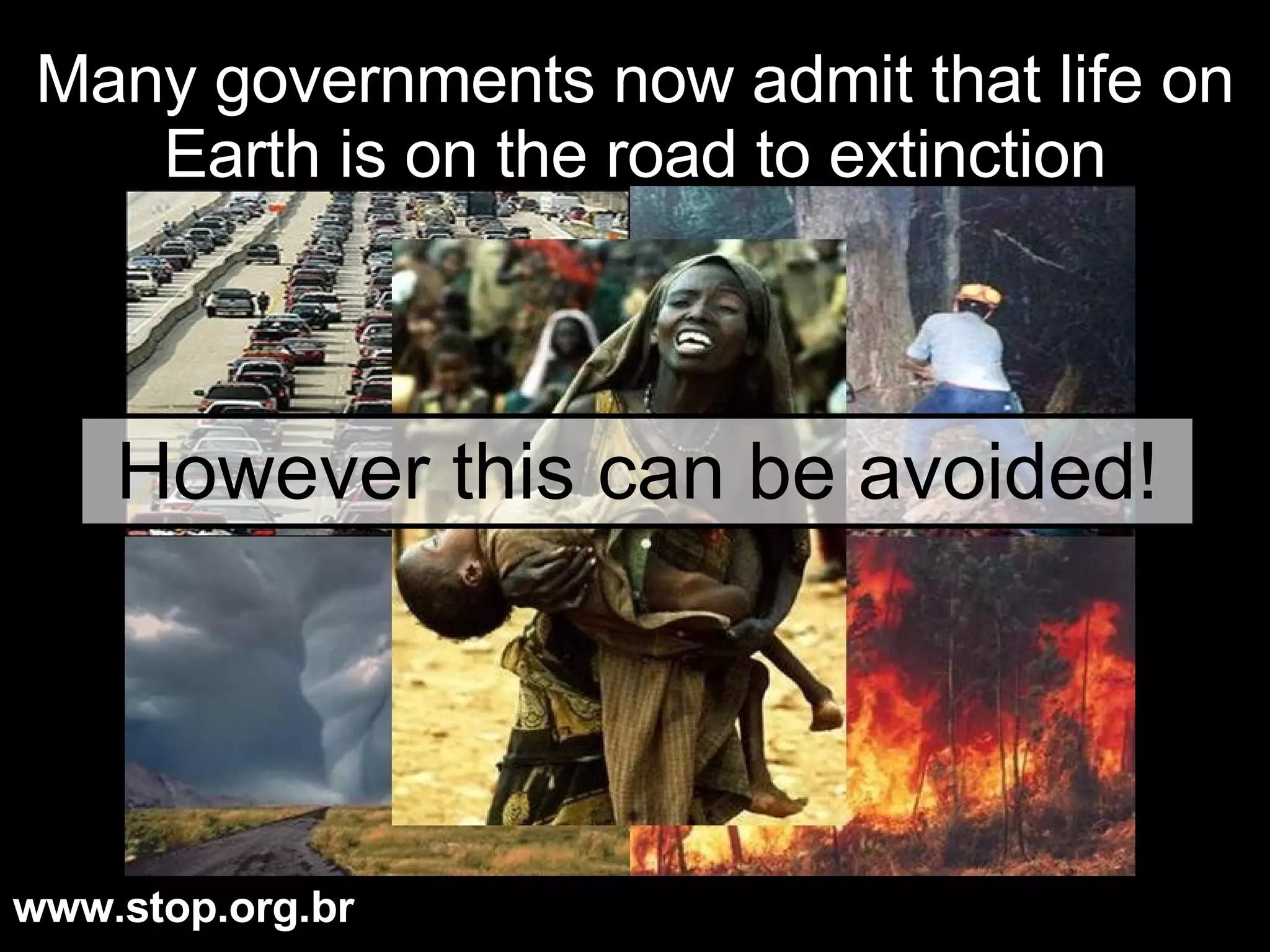 Stop the destruction of the world | PPT