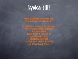 Stop motion på coder dojo | PPT