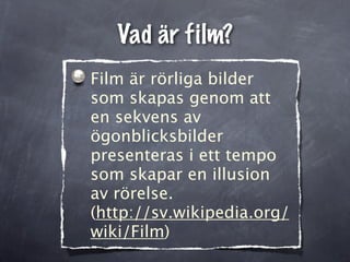 Stop motion på coder dojo | PPT