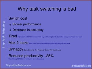 Stop Task Switching | ODP | Science