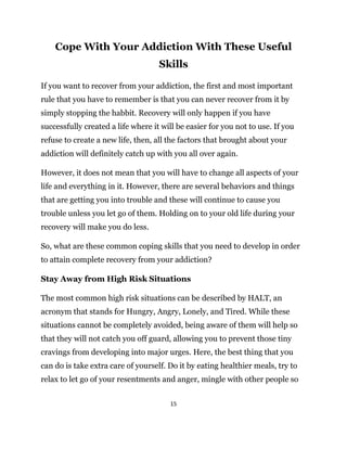 Stop addictive habits | PDF