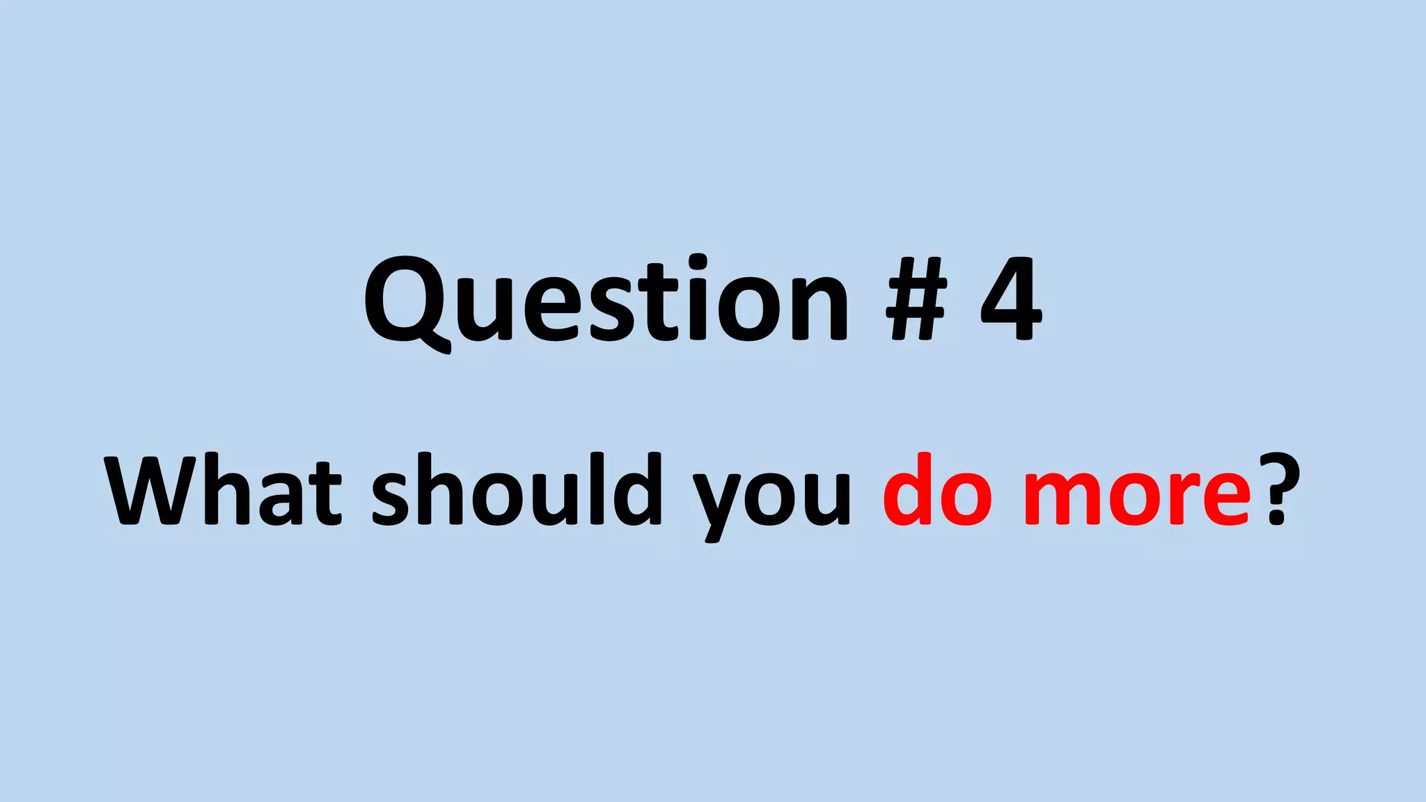 Stop and start doing exercise | PDF