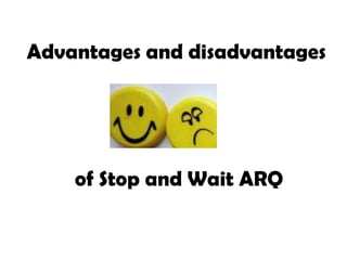 Stop And Wait ARQ | PPTX | Computer Networking | Computing
