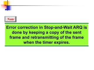 stop and wait | PPT | Computer Networking | Computing