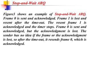 stop and wait | PPT | Computer Networking | Computing