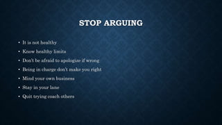 Stop arguing & and support us please | PPT