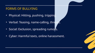 Stop Bullying Presentation- Child Protection | PPTX