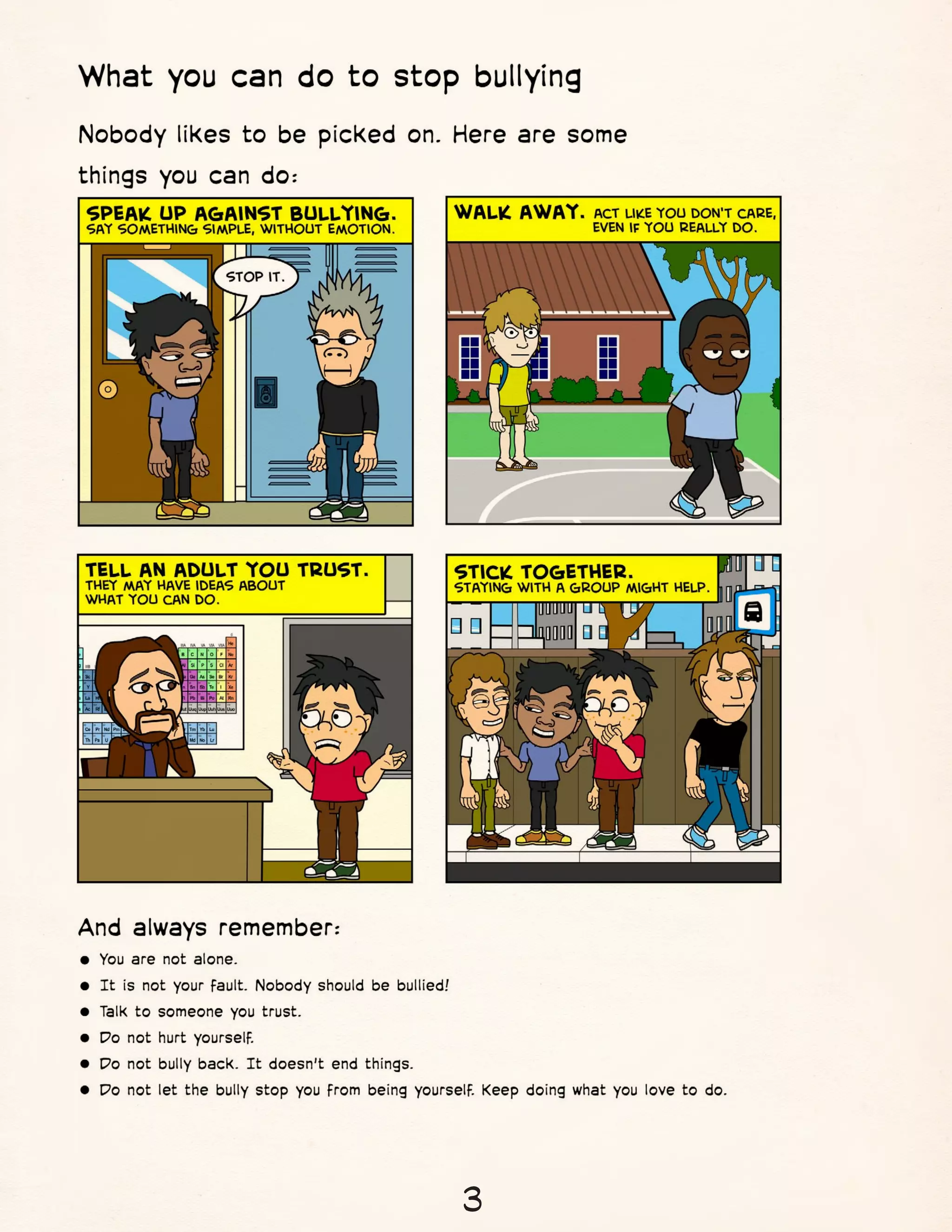 Stop bullying speak_up_comic_anthology | PDF