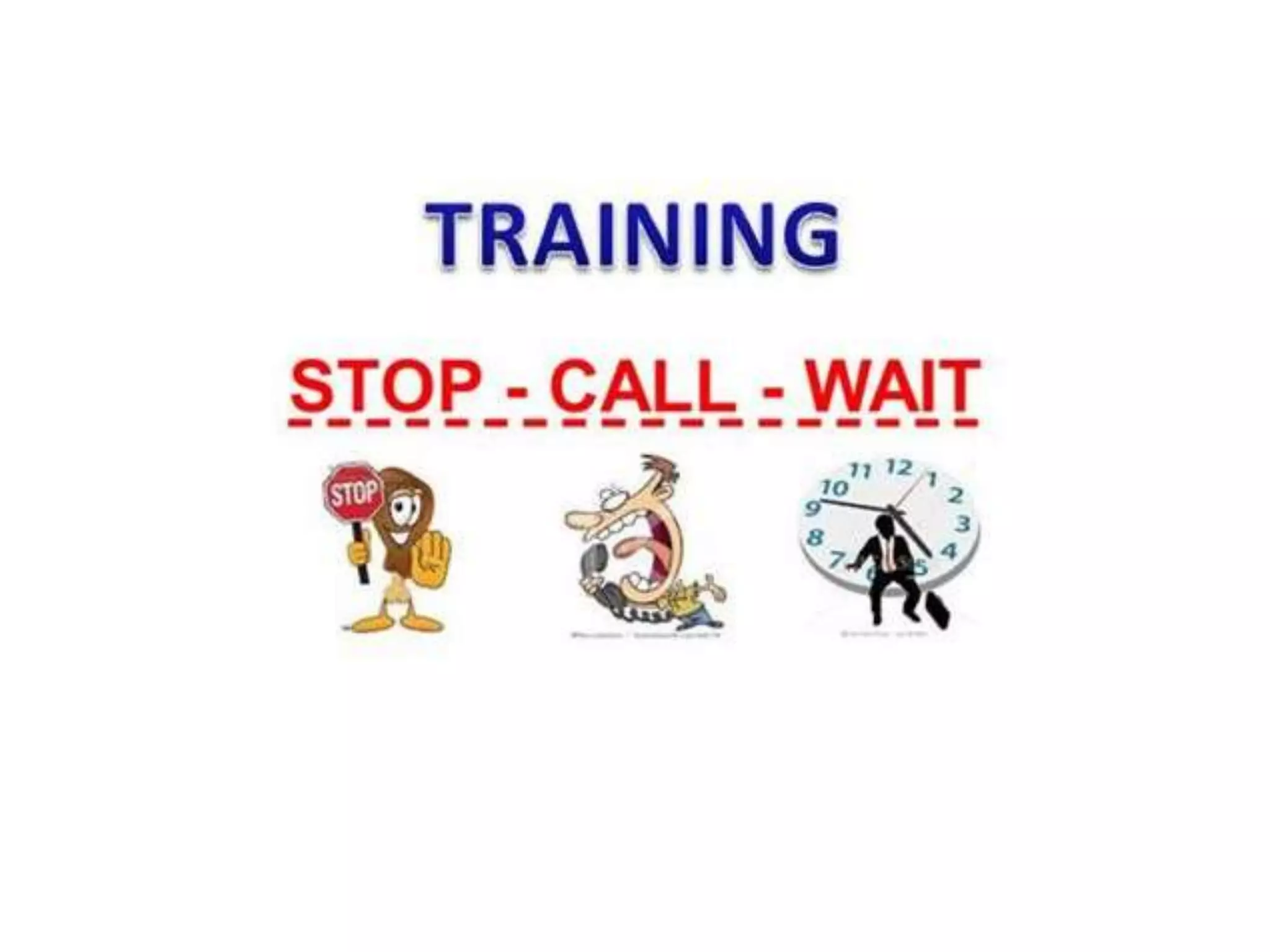 Stop callwait training material | PPTX