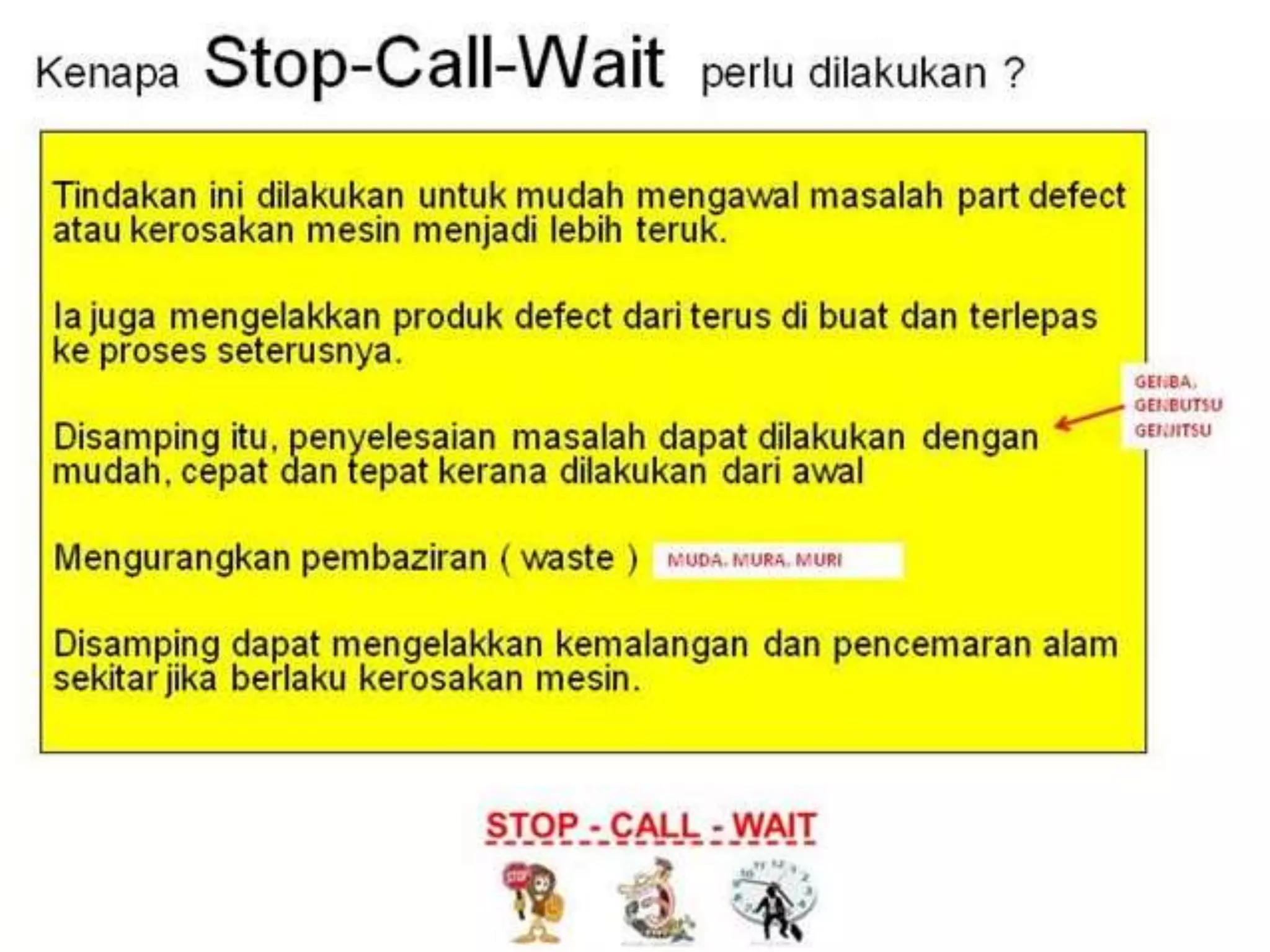 Stop callwait training material | PPTX