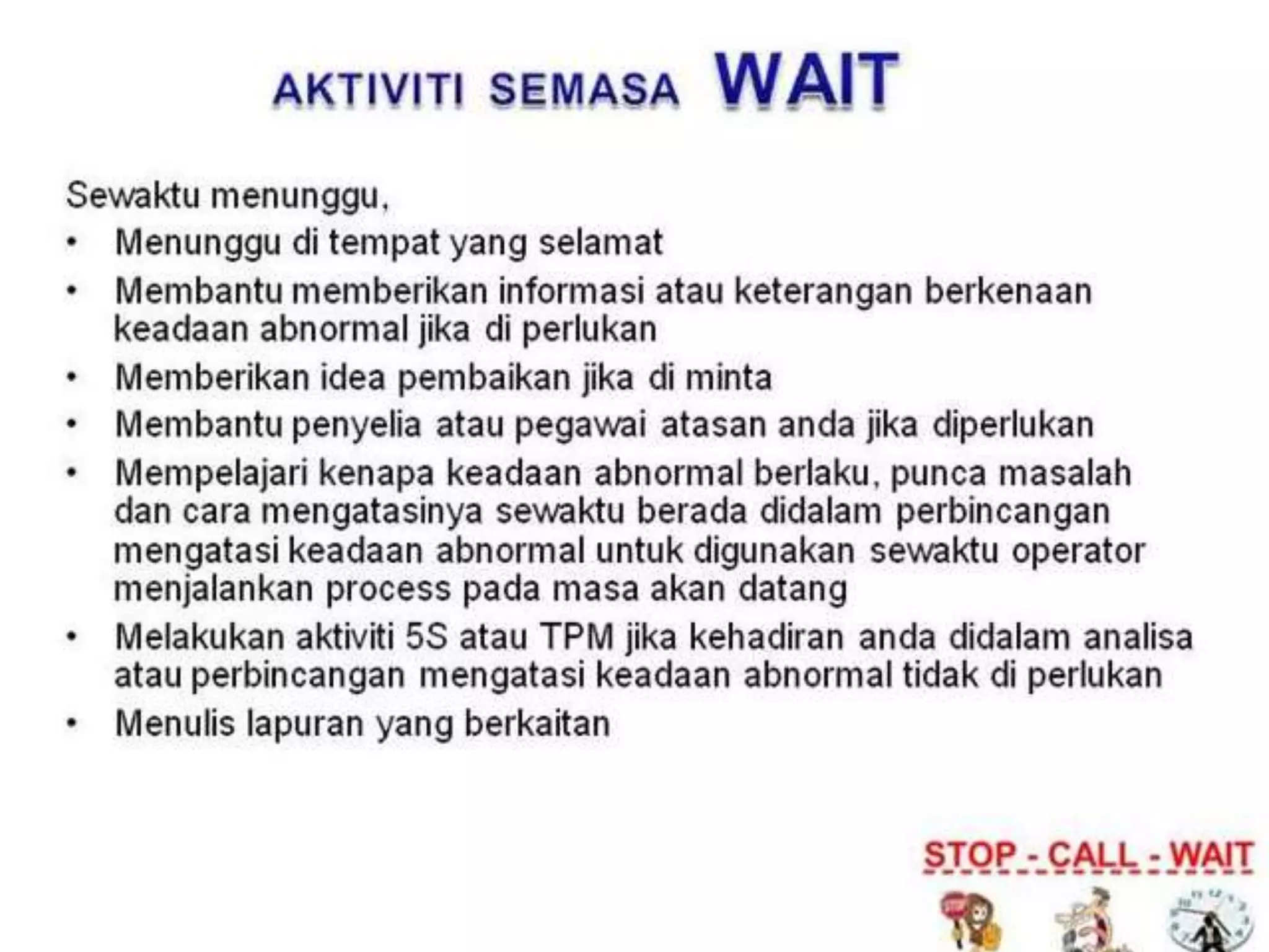 Stop callwait training material | PPTX