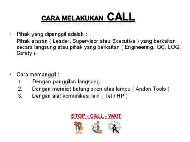 Stop callwait training material | PPTX