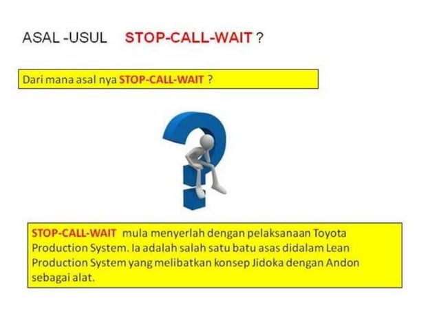 Stop callwait training material | PPTX