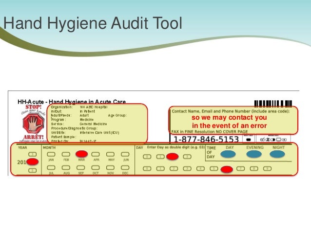How to conduct hand hygiene observations