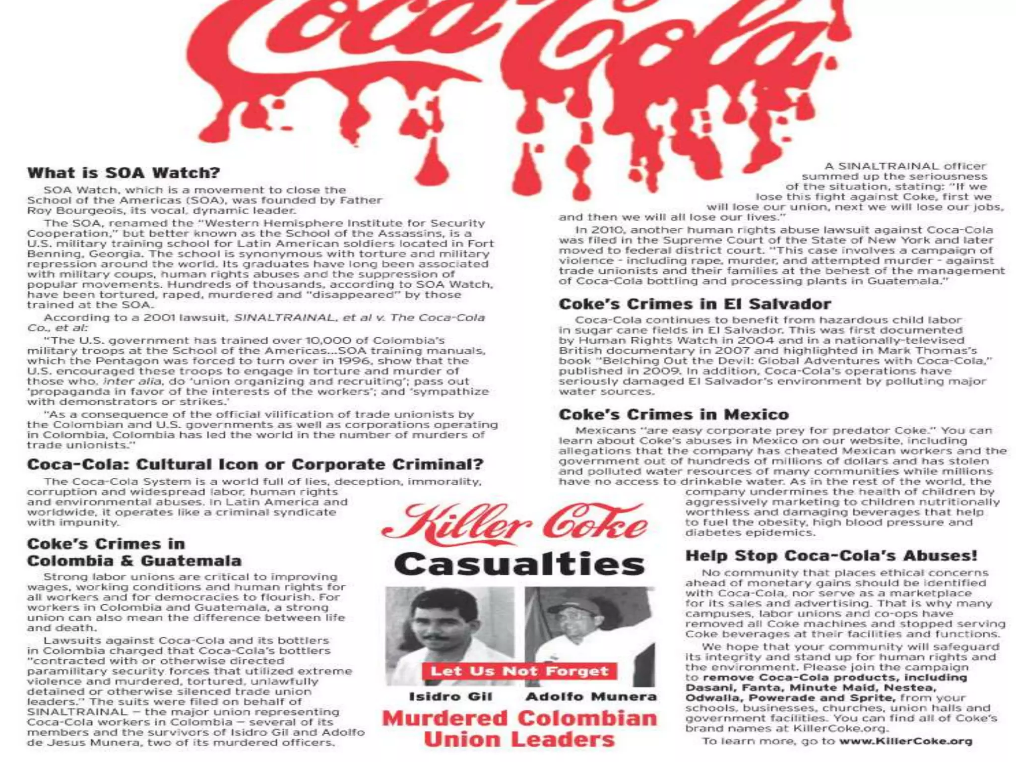 Stop coca cola | PPTX