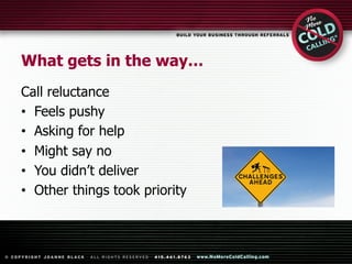 Stop Cold Calling: Get the One-Call Meeting | PPT