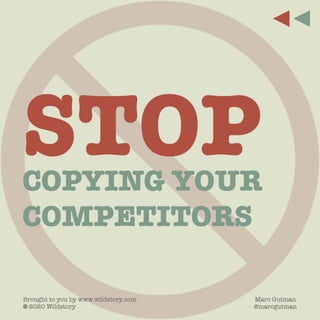 Stop Copying Your Competitors | PDF
