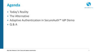 How to Stop Cyber Attacks Using Adaptive Authentication | PPT