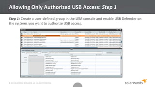 Learn How to Detect, Prevent, and Replace the Use of USB Drives | PPT