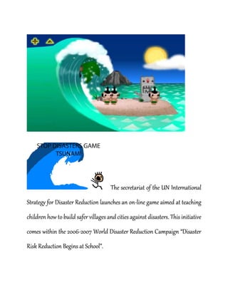Stop disasters online game experience | PDF