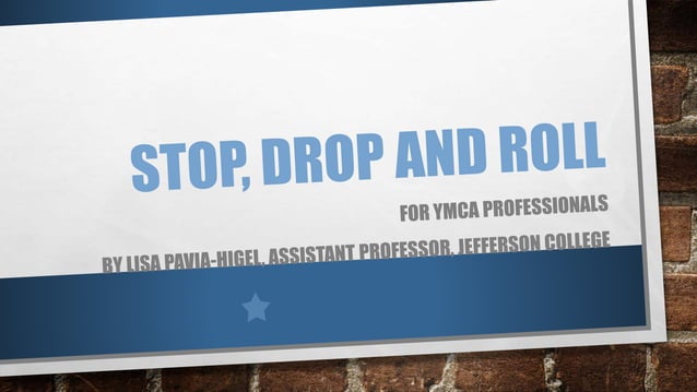 Stop, drop and roll addressing conflict | PPT