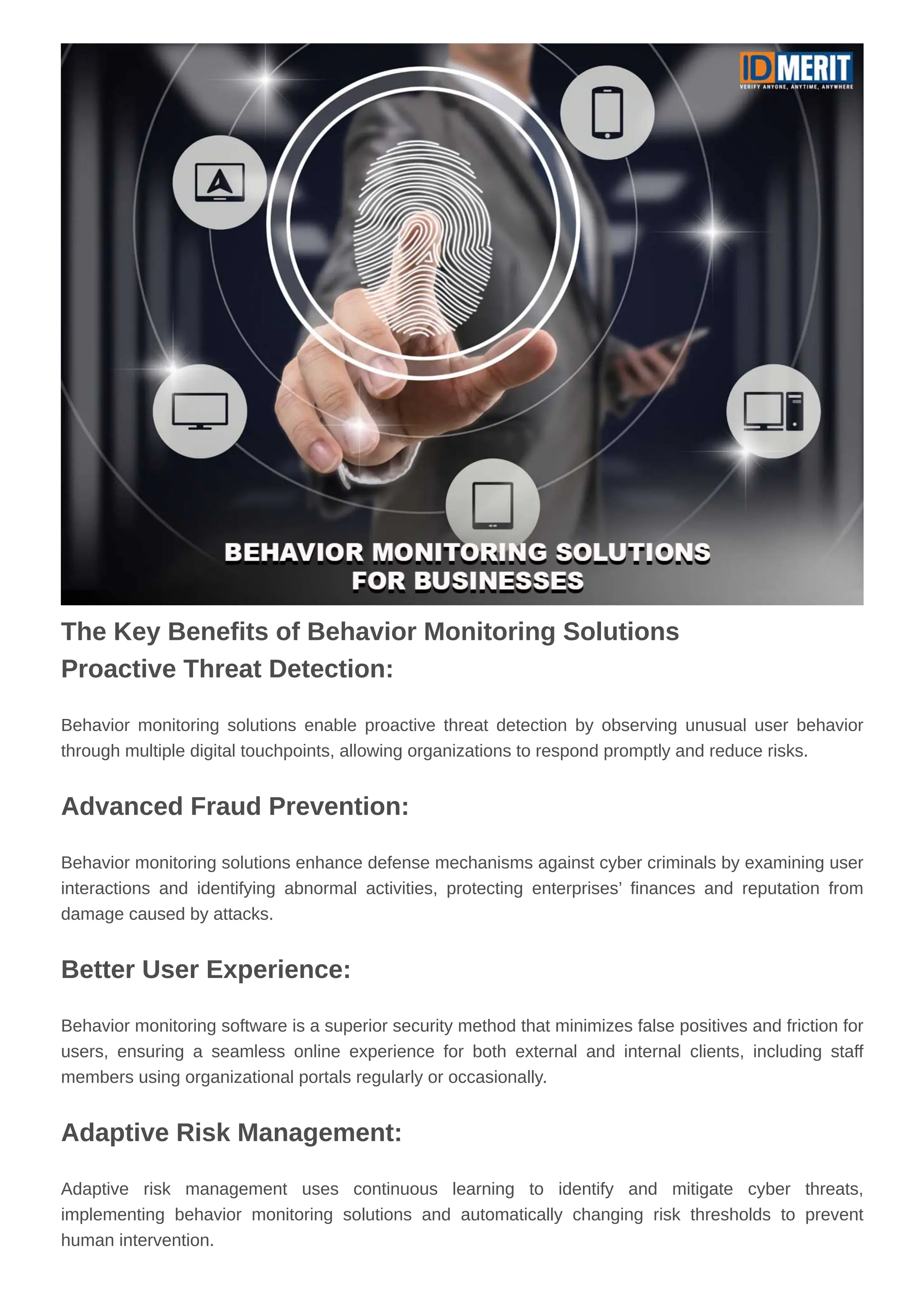 Stop Fraud in Its Tracks: How Behavior Monitoring Solutions Level Up ...