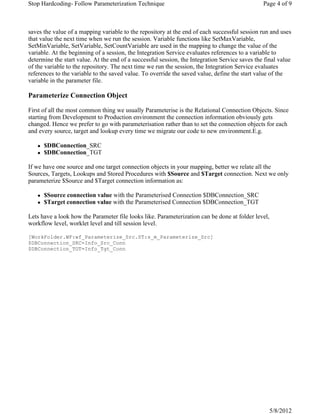 Stop hardcoding follow parameterization | PDF