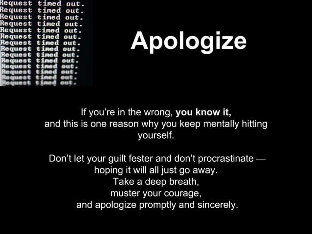 Quit Hitting Yourself | PPTX