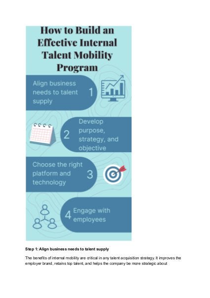 Stop Hoarding Your Talents! Here's Why You Need an Internal Mobility ...