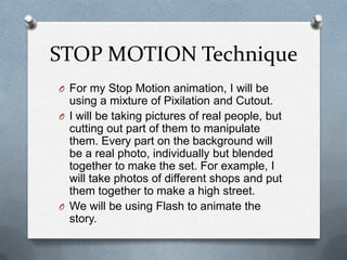 Stopmotionanimation | PPTX | Computer Animation | Computer Software and Applications