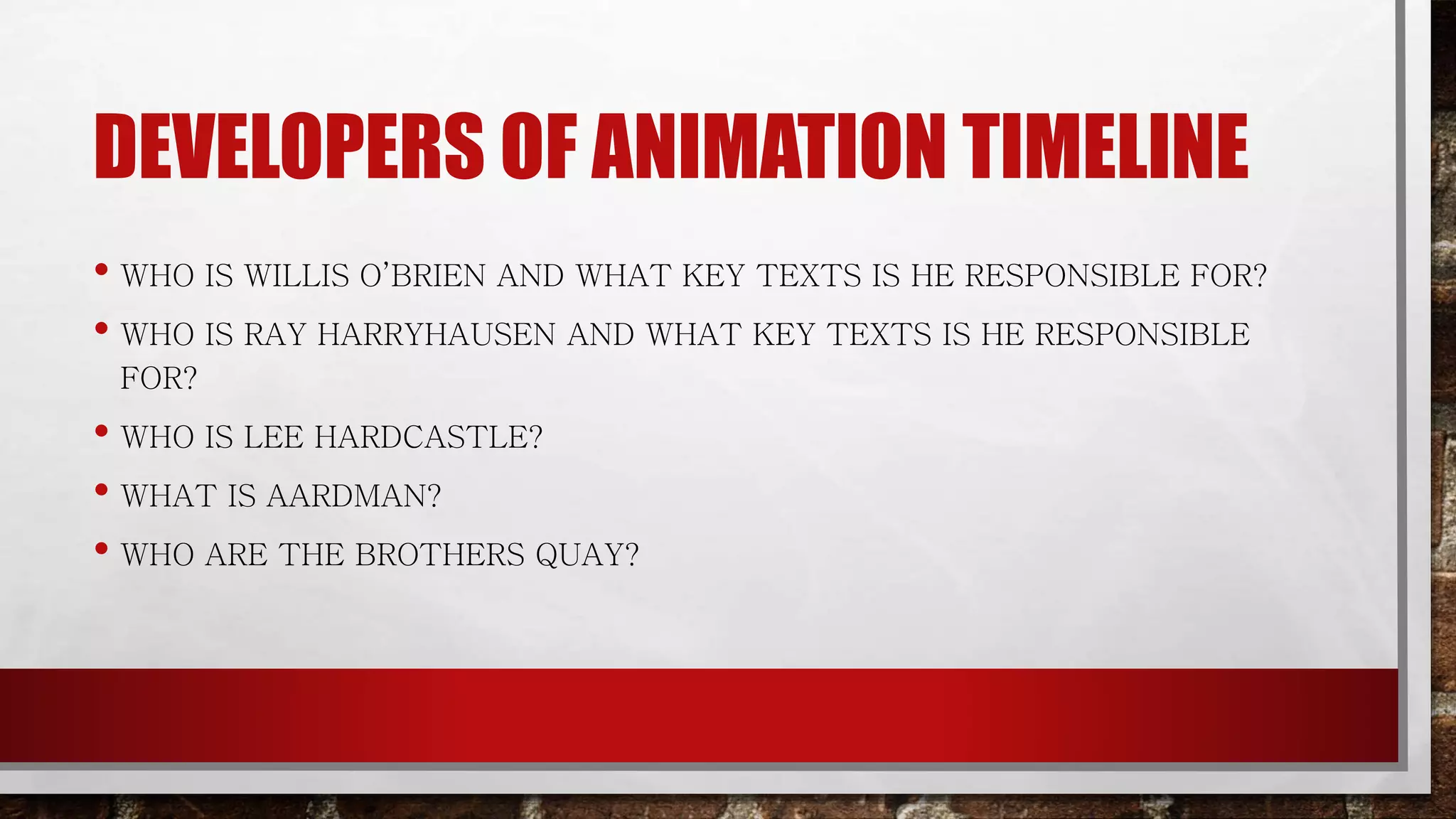 Stop motion animation 2014 | PPTX